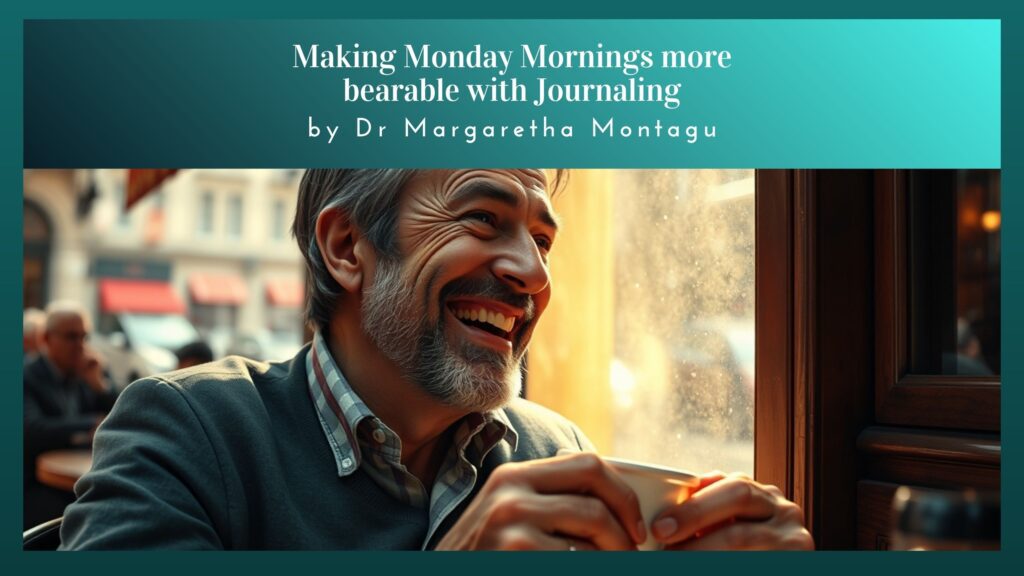 Making Monday Mornings more bearable with Journaling - Dr Margaretha ...